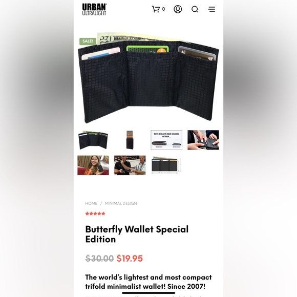 Butterfly Wallet | Accessories | Nwot Butterfly Trifold Wallet | Poshmark